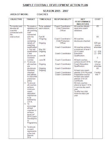 FREE Development Action Plan Samples Leadership Personal Career