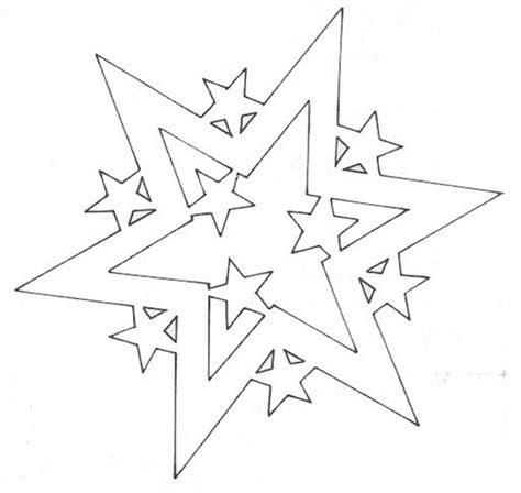 Artesanato Natalino Molde De Estrela De Natal
