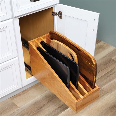 Base Pull Out Tray Divider Cabinet Storage Solution Bertch Cabinet LLC