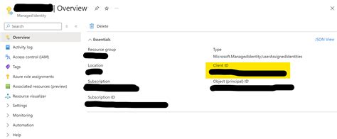 The No User Assigned Or Delegated Managed Identity Found For Specified Clientidresourceid