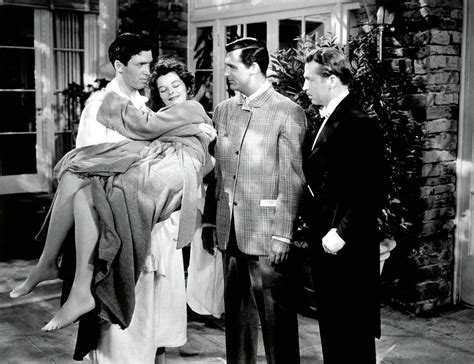 Cary Grant James Stewart And Katharine Hepburn In The Philadelphia Story 1940 Photograph By