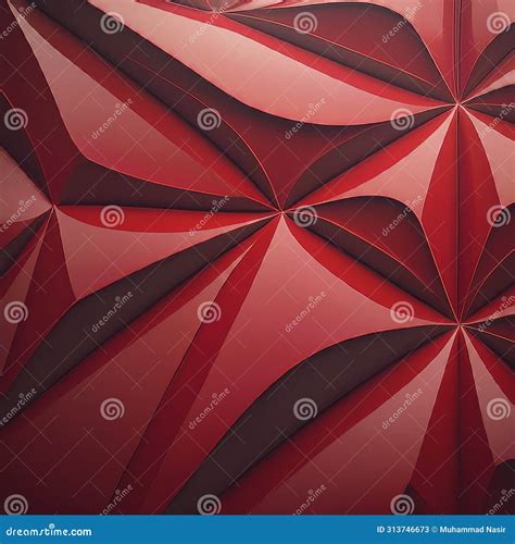 Red Interlocking Hexagons Pattern Stock Illustration Illustration Of Abstract Pattern 313746673