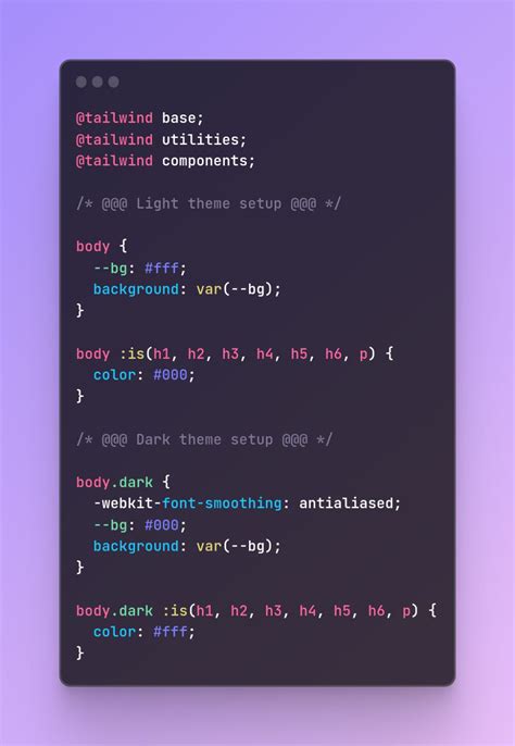 Adrian Połubiński On Linkedin Tailwindcss Dark Mode Configuration