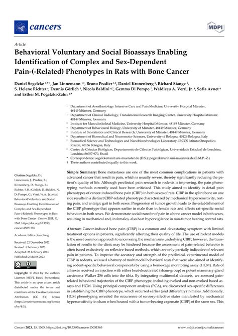 PDF Behavioral Voluntary And Social Bioassays Enabling Identification Of Complex And Sex