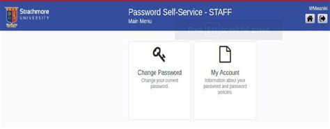 Password Management Strathmore University Information Technology
