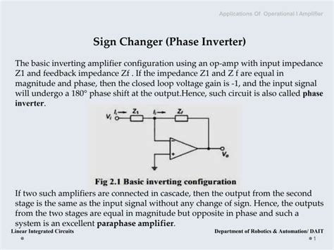 Unit 2 Pptx Of Linear Integrated Circuits Pptx