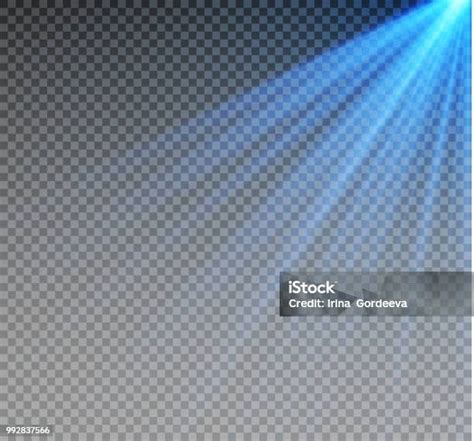 투명 한 배경에 흰색 빛나는 빛 버스트 폭발 와 벡터 일러스트 레이 션 효과 장식입니다 밝은 별 반투명 빛나는 태양 밝은 플레어 센터 역동적인 플래시 나이트클럽에 대한 스톡