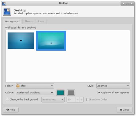 Xfce Xfdesktop 4 11 Usage Xfce Docs