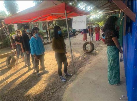 ချင်းရွှေဟော်၌ ကိုဗစ် ၁၉ အတည်ပြုလူနာနှင့်ထိတွေ့ခဲ့သူများအား ဓာတ်ခွဲနမူနာများရယူစစ်ဆေး