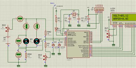 Voltammeter With Pic16f876