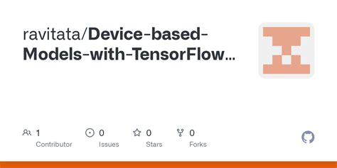Github Ravitatadevice Based Models With Tensorflow Lite