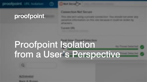 Proofpoint Isolation Demo Secure Browser Isolation Youtube