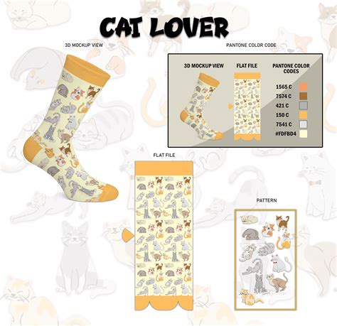 Socks Illustration Design For Usa Client Behance