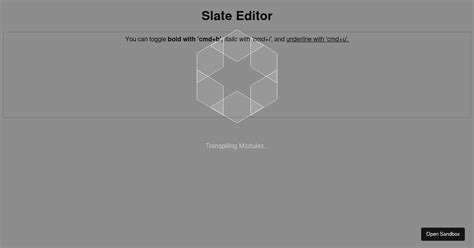 SlateJS Marks With Keyboard Shortcuts Forked Codesandbox