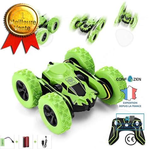 Confo Rc Voiture Télécommandée Rotation à 360 Degrés Jouet 4wd