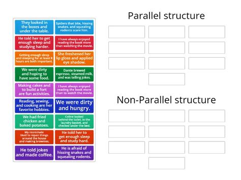 Grade 8 Parallelism Group Sort