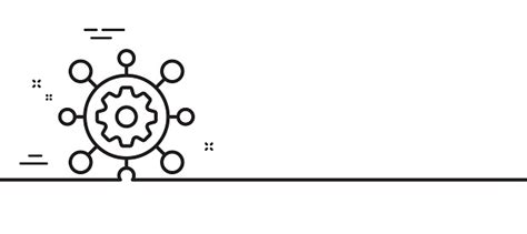 Framework Line Icon Service Maintenance Sign Vector Stok Vektör Sanatı And App‘nin Daha Fazla