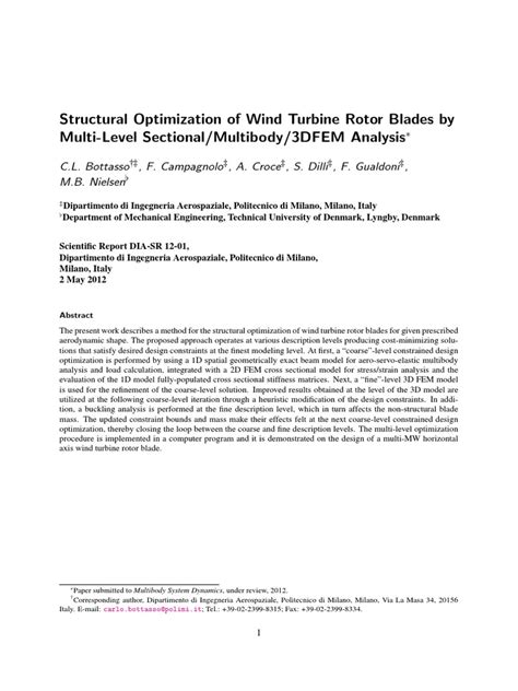 pdf report wind turbine rotor optimization dokumen tips