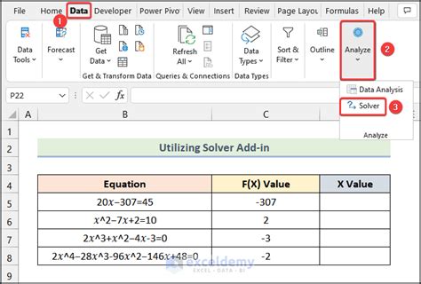 How To Solve For X In Excel 2 Simple Ways Exceldemy