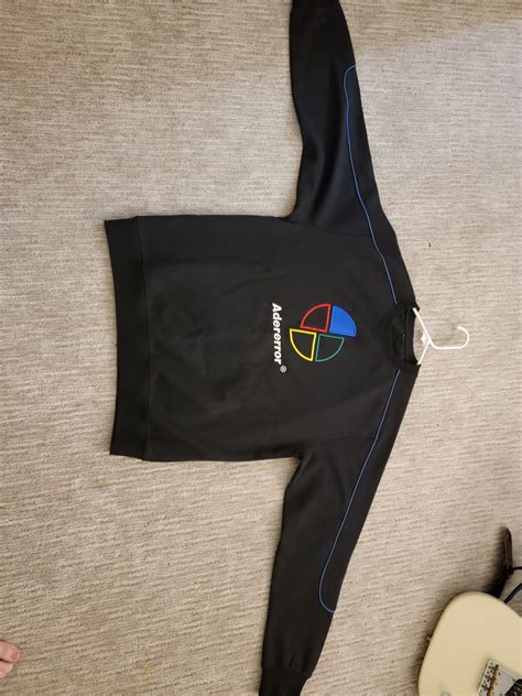 ader error ader error slice logo crewneck 2021 grailed