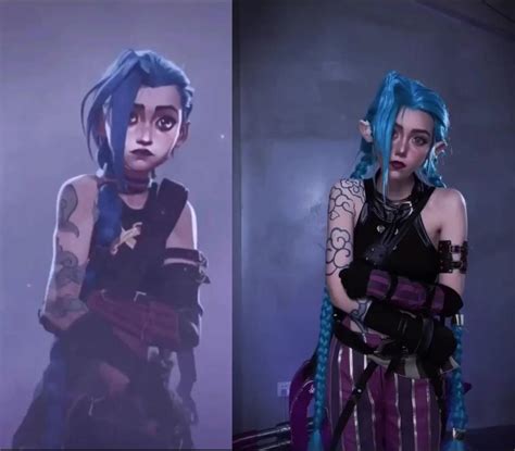 아케인 징크스 코스프레 