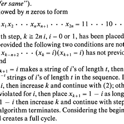 The Prefer Same Algorithm As Presented By Fredricksen 6 P 212