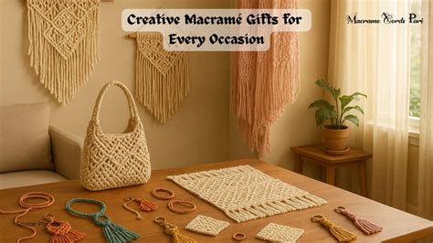 Creative Macramé Ts For Every Occasion Macrame Cords Pari
