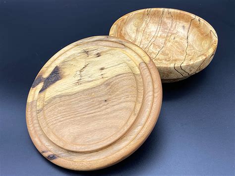 7 Inch Lidded Spalted Maple Bowl Waynes Woodworking Wood Originals