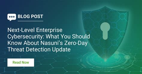 Enterprise Cybersecurity Nasunis Zero Day Threat Detection