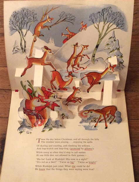 Rudolph The Red Nosed Reindeer The Complete Story With Pop Up Action