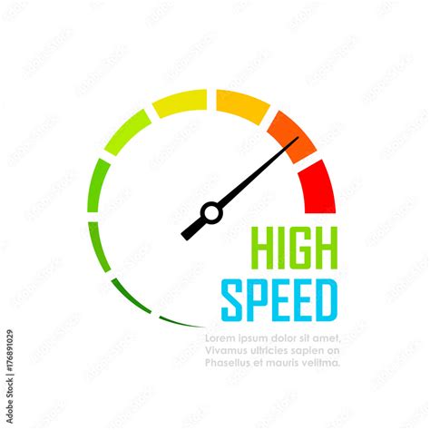 Speed Tester Dial Face Vector Icon Stock Vector Adobe Stock