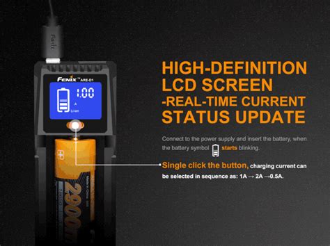 Fenix LED Fenix ARE D Single Bay Smart Battery Charger