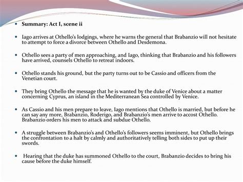 Ppt Othello Act 1 Scenes 1 2 Powerpoint Presentation Free Download