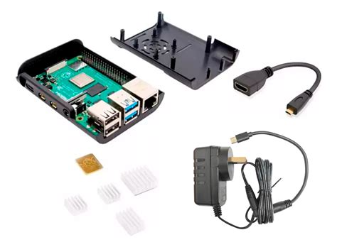 Kit Raspberry Pi 4 8gb Fuente Gabinete Disipadores Pilpre Electrónica