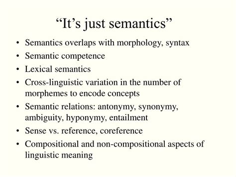 PPT Semantics Sense Vs Reference Phrasal Semantics PowerPoint Presentation ID 5463125