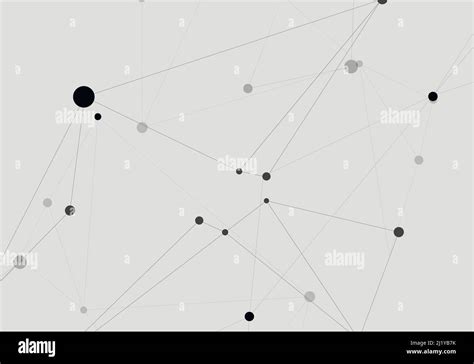 Connection Structure And Network Abstract Background Stock Vector Image