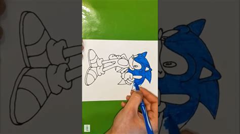 как нарисовать соника Youtube