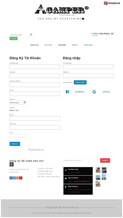 Source Code đồ án Website Shop Bán Thời Trang Php Xampp