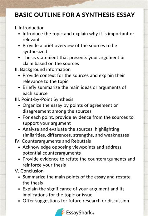 How To Write A Synthesis Essay Definition Structure And Examples