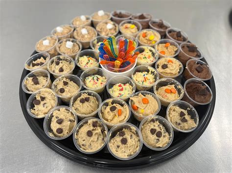 Edible Cookie Dough Party Tray Dough Sweet Edible Cookie Dough