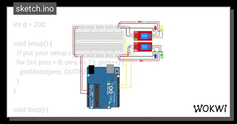 Relay Module 2 Pins Wokwi ESP32 STM32 Arduino Simulator Relay Module 2 Pins Wokwi ESP32 STM32 Arduino Simulator