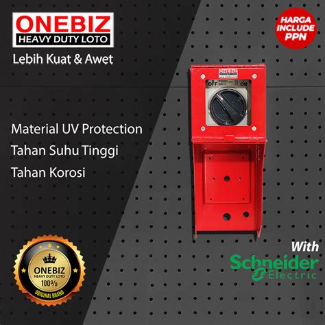 Jual Loto Box Vertical Include Switch Button Schneider Shopee Indonesia