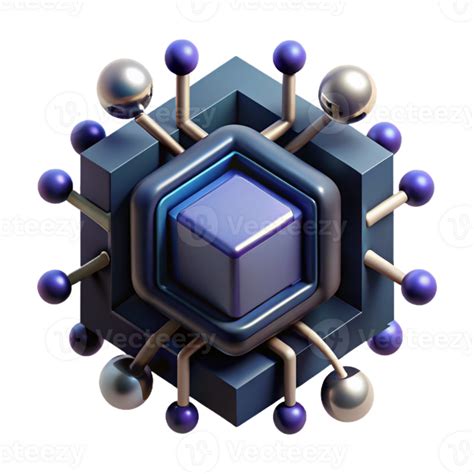 Dramatic Creative A Quantum Computer Processing Data Complex Geometric