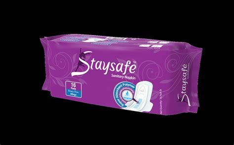 Buy Staysafe Sanitary Napkin Heavy Flow Wings 16 Pads At Bet Price