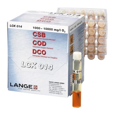 Chemical Oxygen Demand COD Tests COD Test K Kmg Per L Forlabs Website