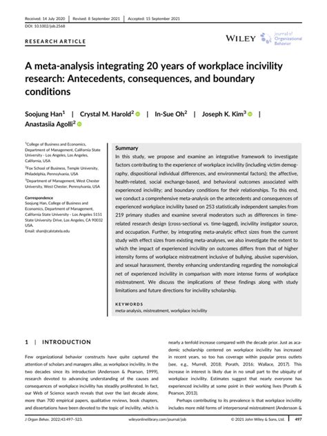 Han Et Al 2022 Pdf Meta Analysis Affect Psychology
