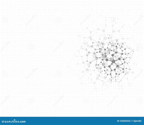 Molecule Background Stock Vector Illustration Of Experiment 35005025