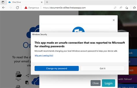 Security First Impressions Of The New Windows H Security Feature Enhanced Phishing