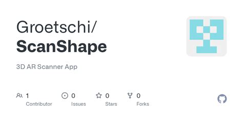 Github Groetschiscanshape 3d Ar Scanner App · Github