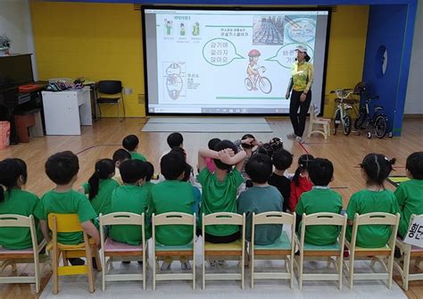 자전거는 재밌게 안전은 확실하게” 강북구 찾아가는 자전거 어린이 안전교실 운영 중랑방송